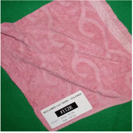 Reclaimed Colored Cotton Terry Rags - Erie Cotton